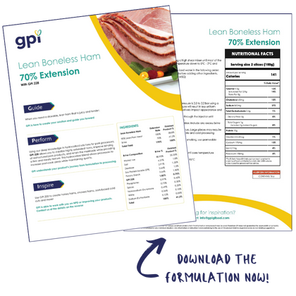 Brine Retention for Injected Meat with GPI 228 | Request A Sample